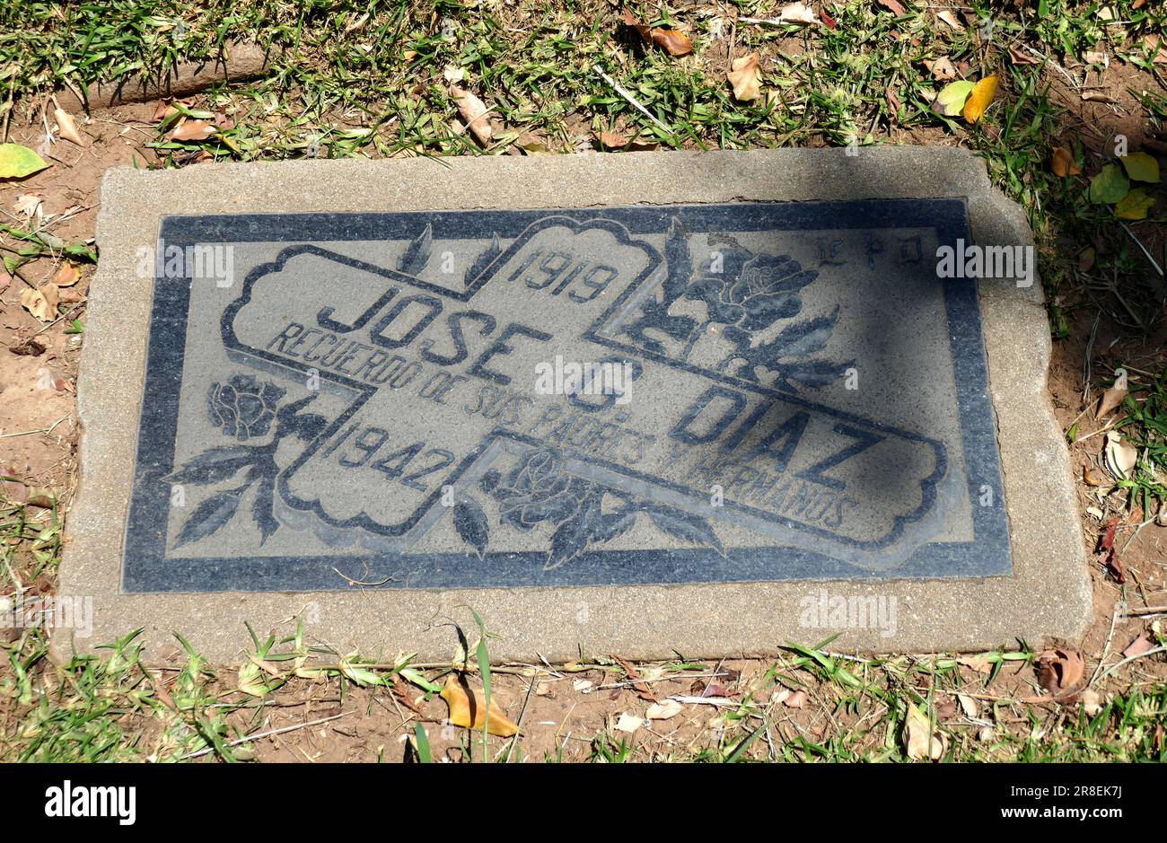 Los Angeles, California, USA 20th June 2023 Jose Diaz Grave at Calvary ...
