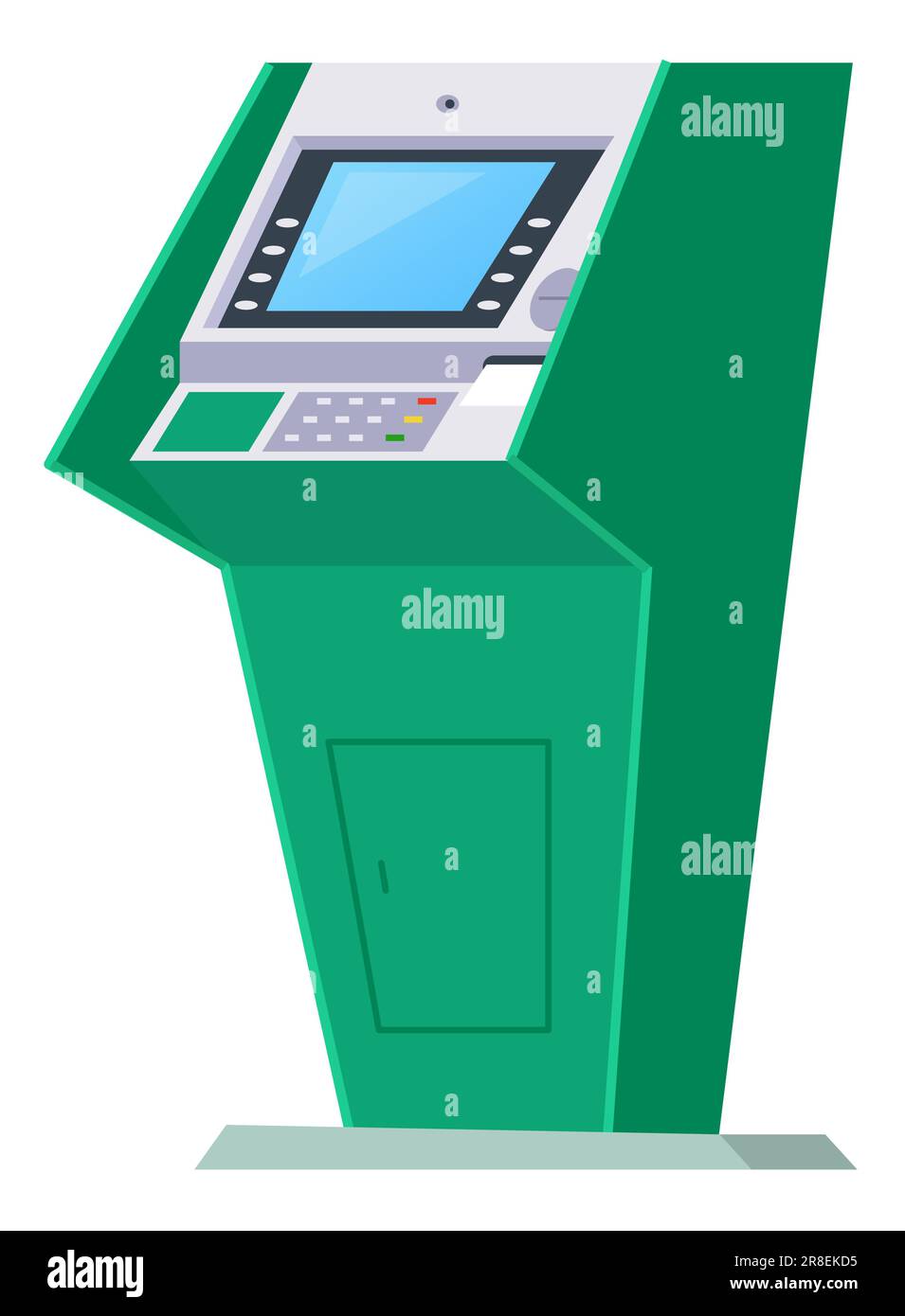 Cash machine - modern flat design style single isolated object Stock ...