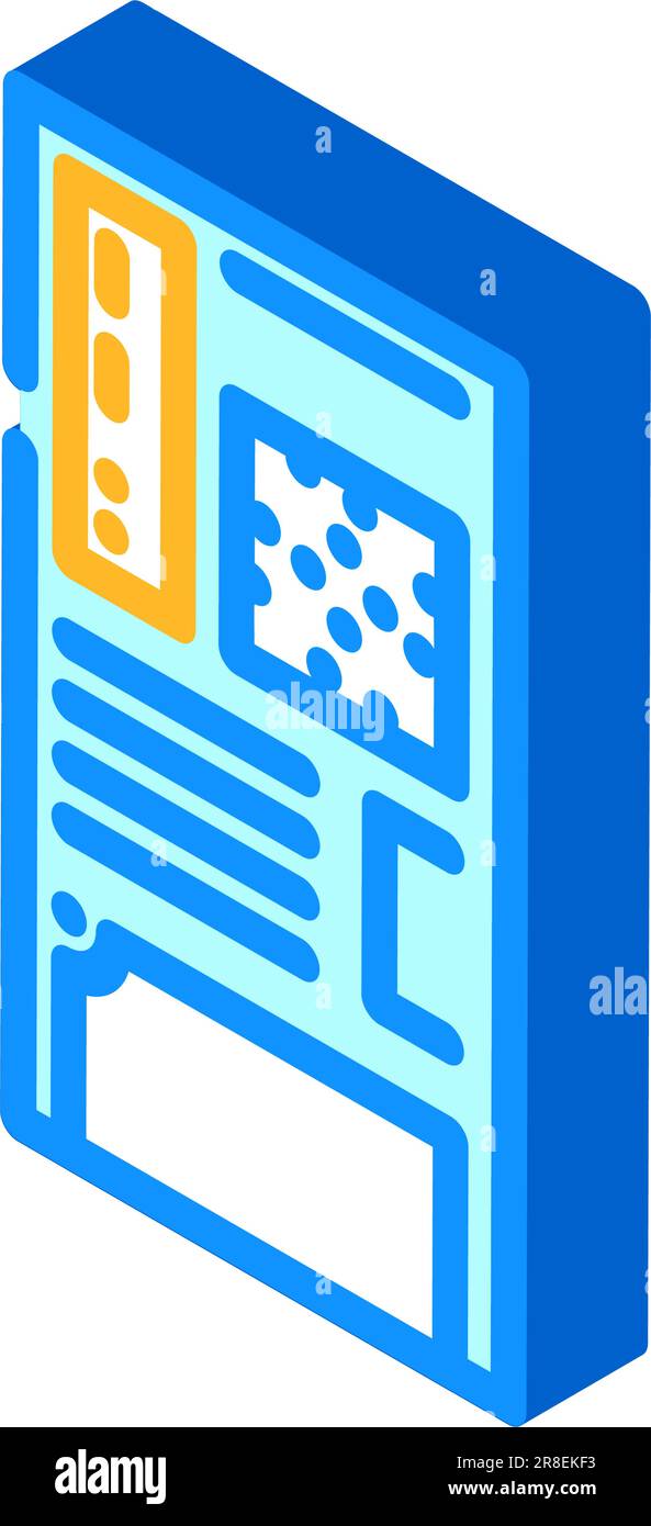 computer case gaming pc isometric icon vector illustration Stock Vector ...