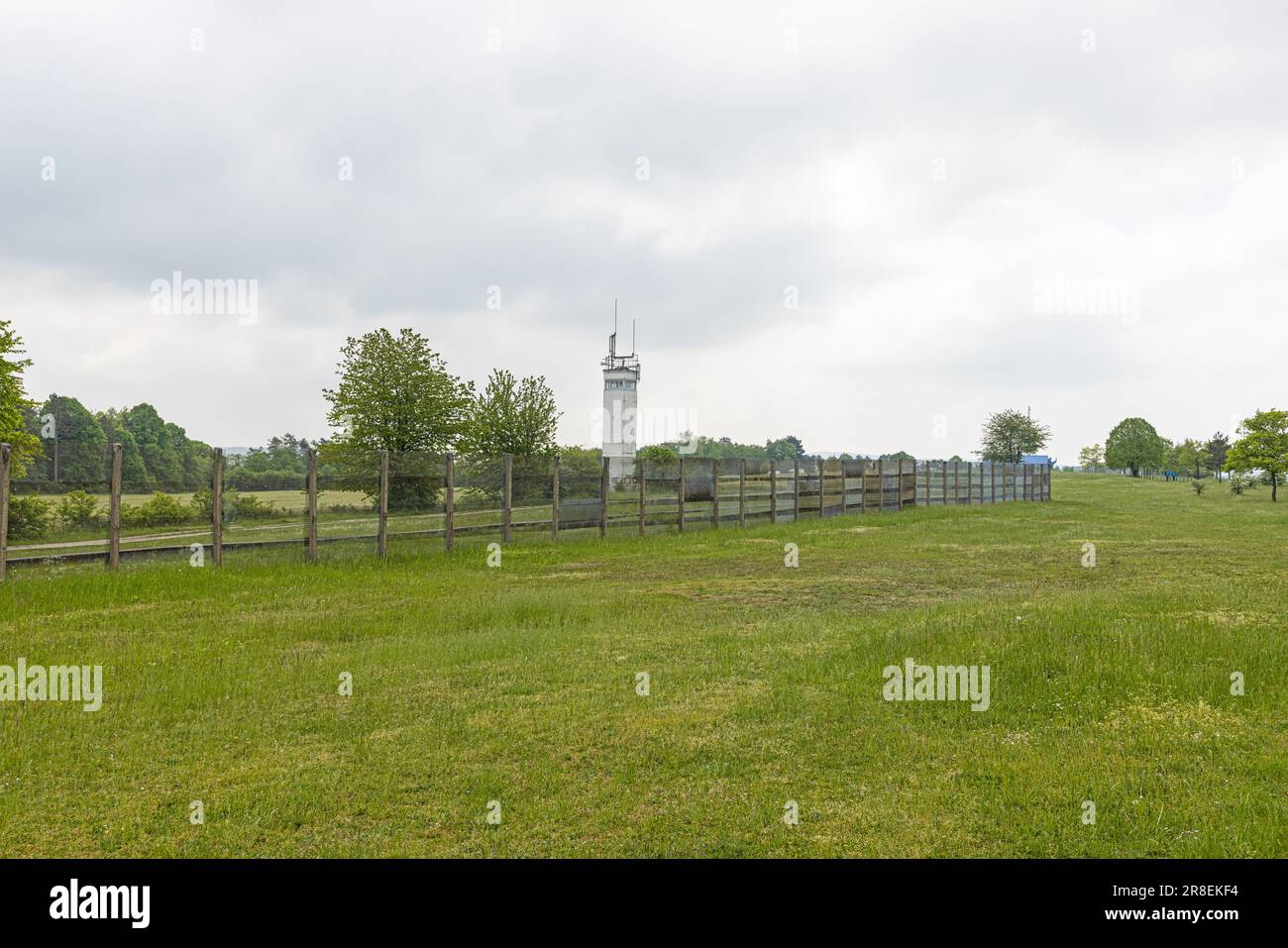 Impression of the border museum Point Alpha at the Thuringian-Hessian ...