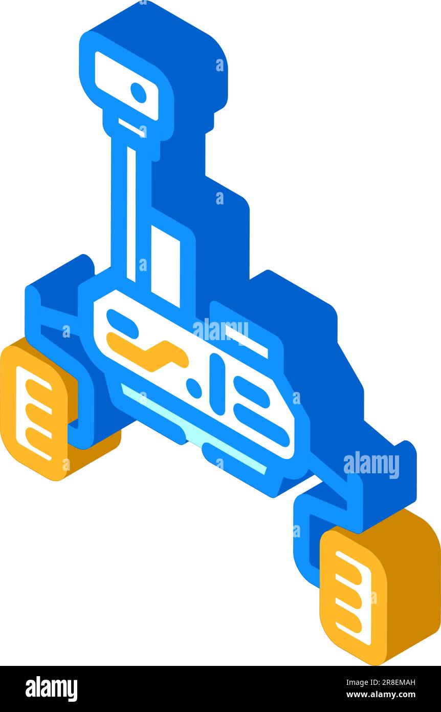 mars rover planet isometric icon vector illustration Stock Vector Image ...