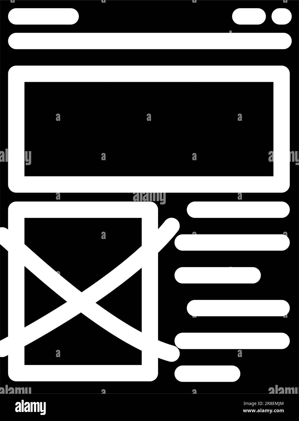 Live news editorial Stock Vector Images - Alamy