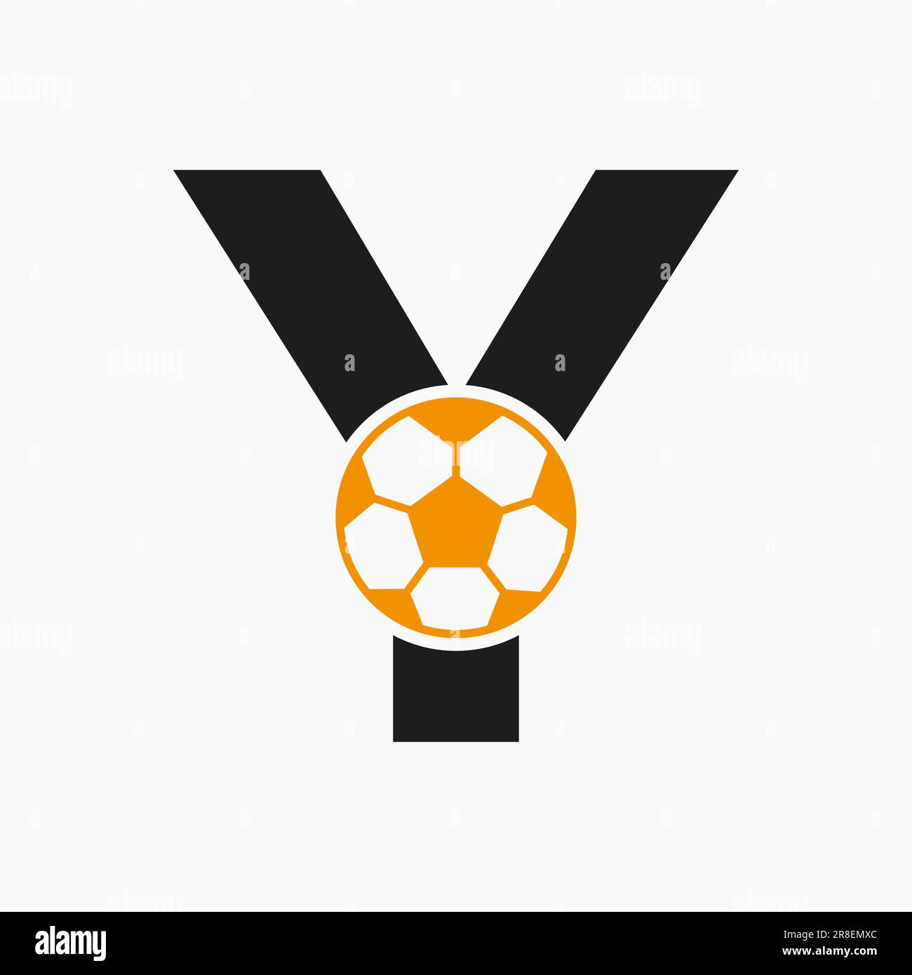 Initial Letter Y Soccer Logo. Football Logo Design Vector Template ...