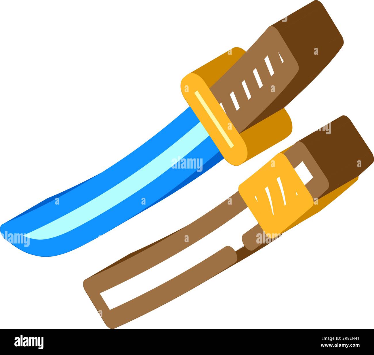 katana weapon military isometric icon vector illustration Stock Vector ...