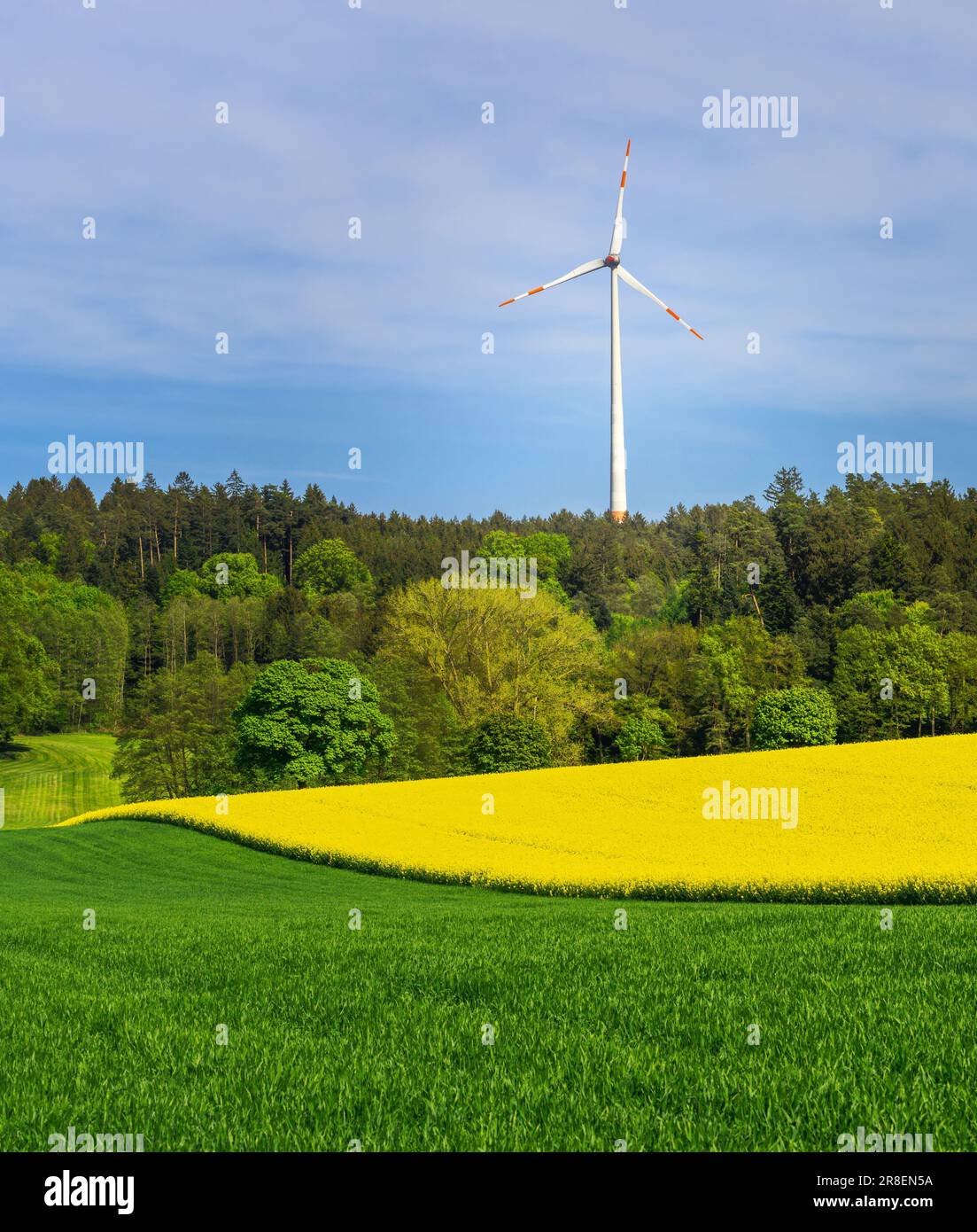 Alternative energy creation with wind power Stock Photo - Alamy
