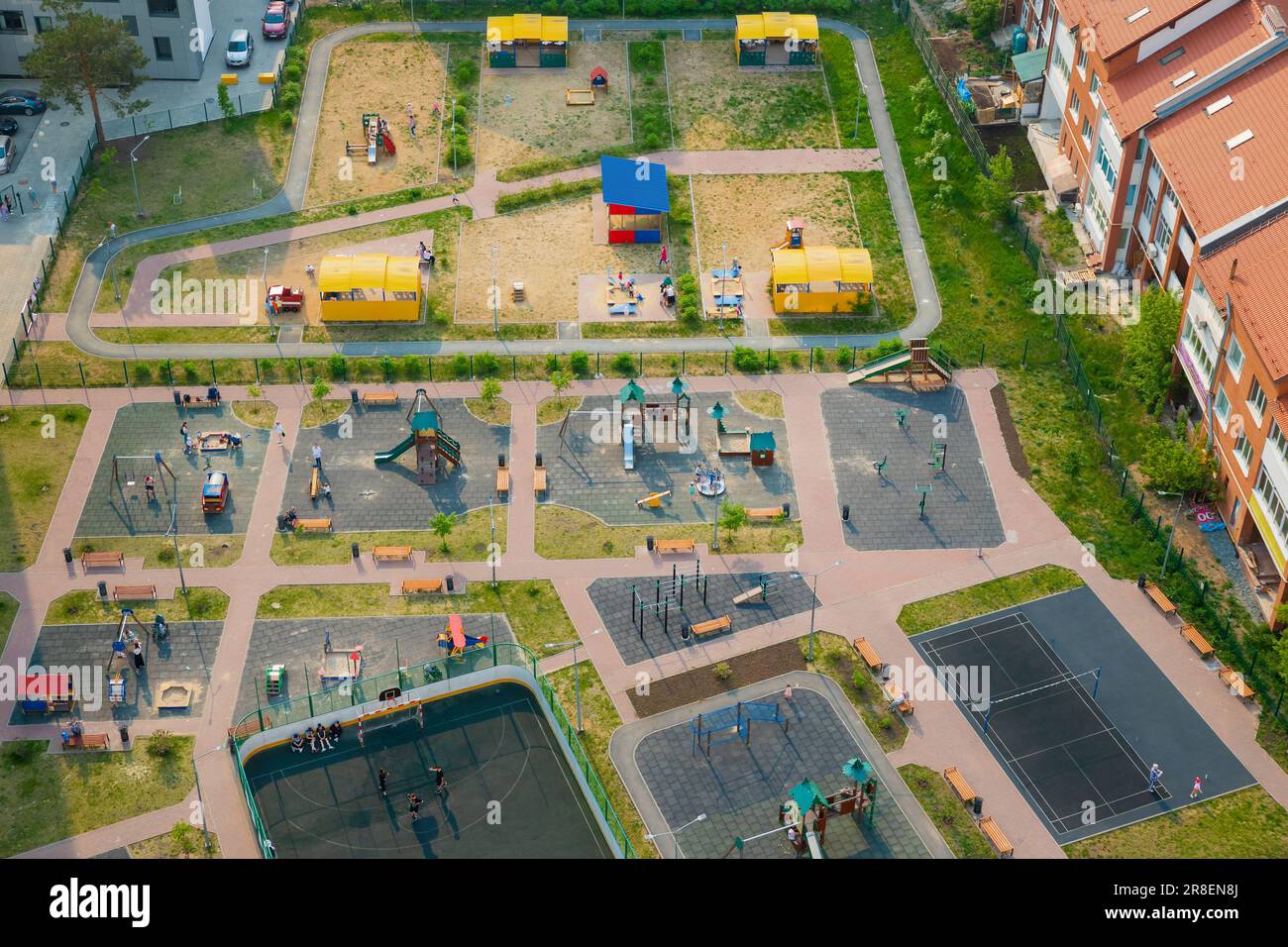 Birds eye view sports car hi-res stock photography and images - Alamy