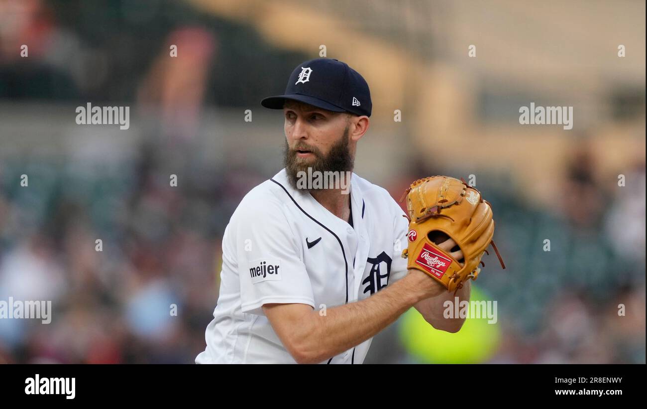 Detroit Tigers relief pitcher Chasen Shreve plays during a baseball ...