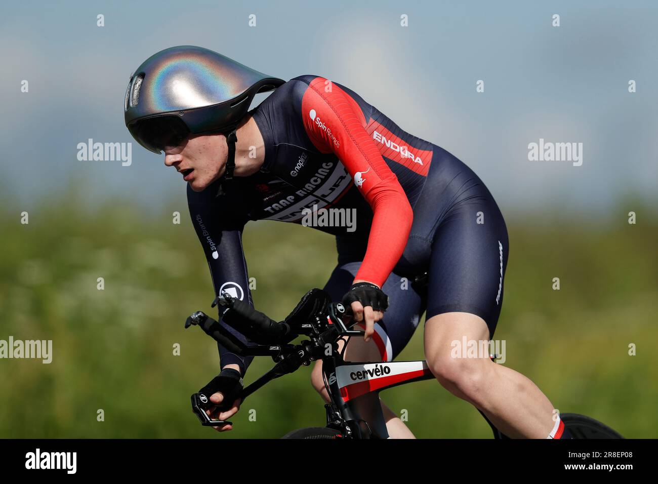 TAAP Endura’s Joshua Knowles in action during the under-23 men's time ...