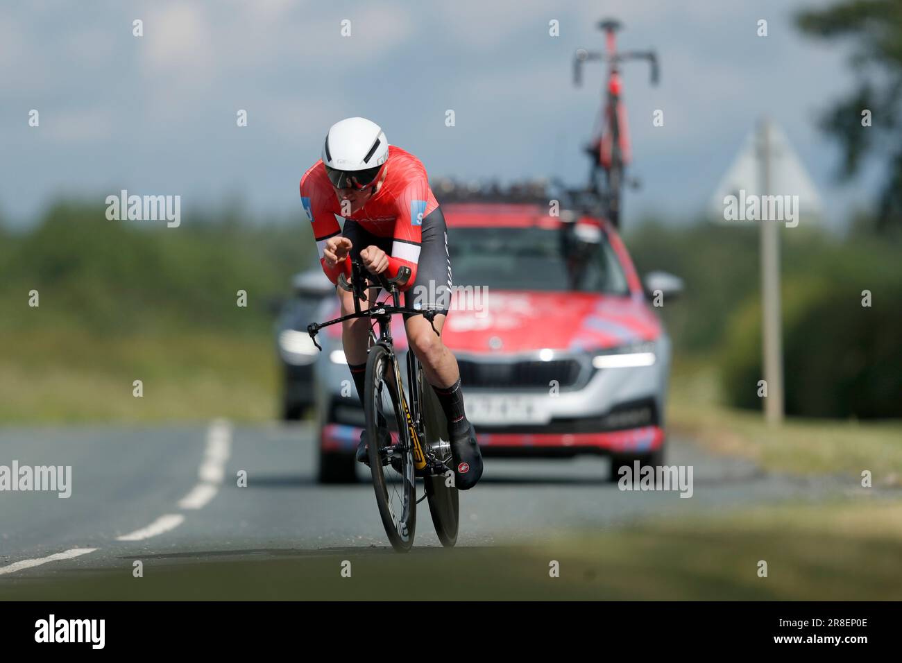 Wales Racing Academy’s Benjamin Bright in action during the under-23 ...