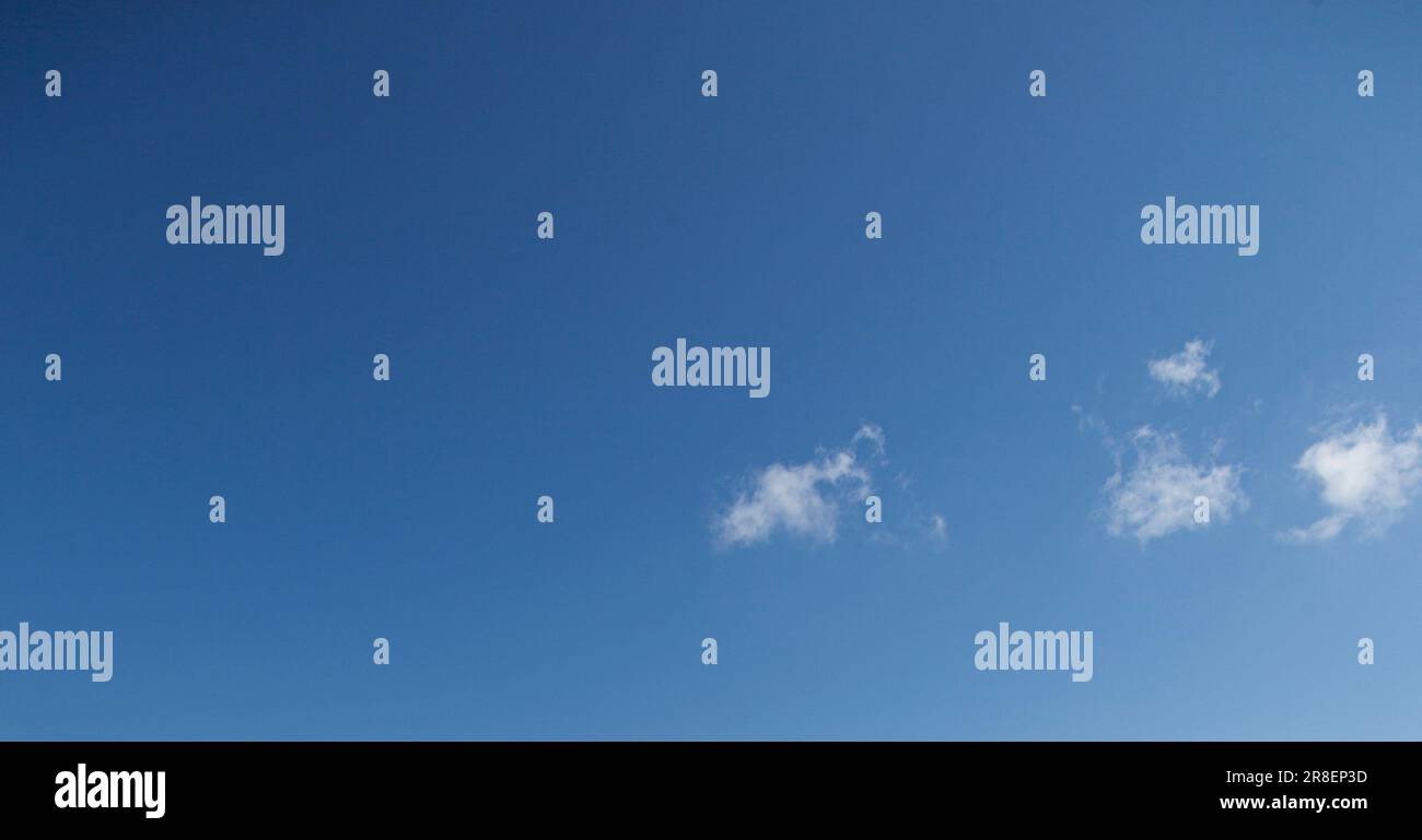 Image of a clear and cloudless sky can be used as background template ...