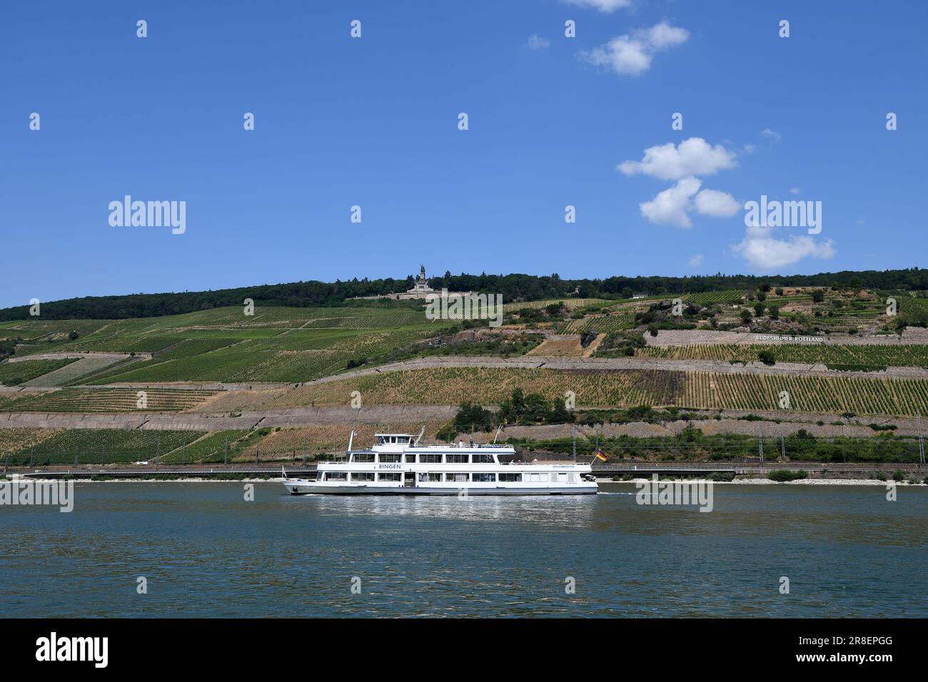 16 June 2023/ Visitors at Kaiser Wilhelm national mmonument in ...