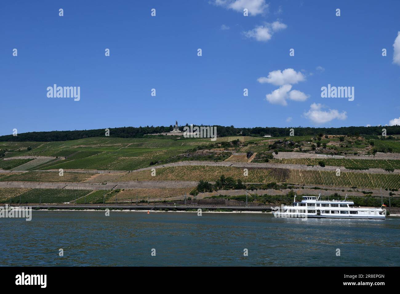 16 June 2023/ Visitors at Kaiser Wilhelm national mmonument in ...
