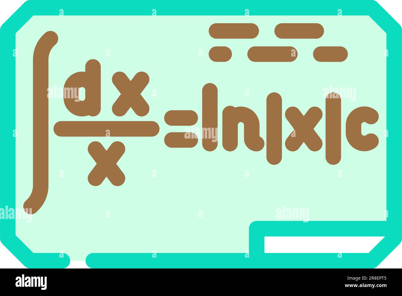 formula math science education color icon vector illustration Stock ...