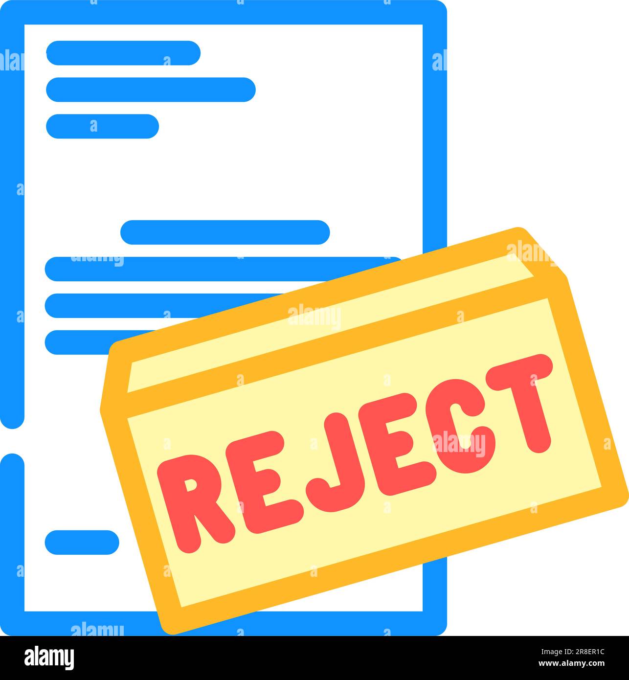 proposal rejected color icon vector illustration Stock Vector Image ... proposal rejected color icon vector illustration Stock Vector Image ...