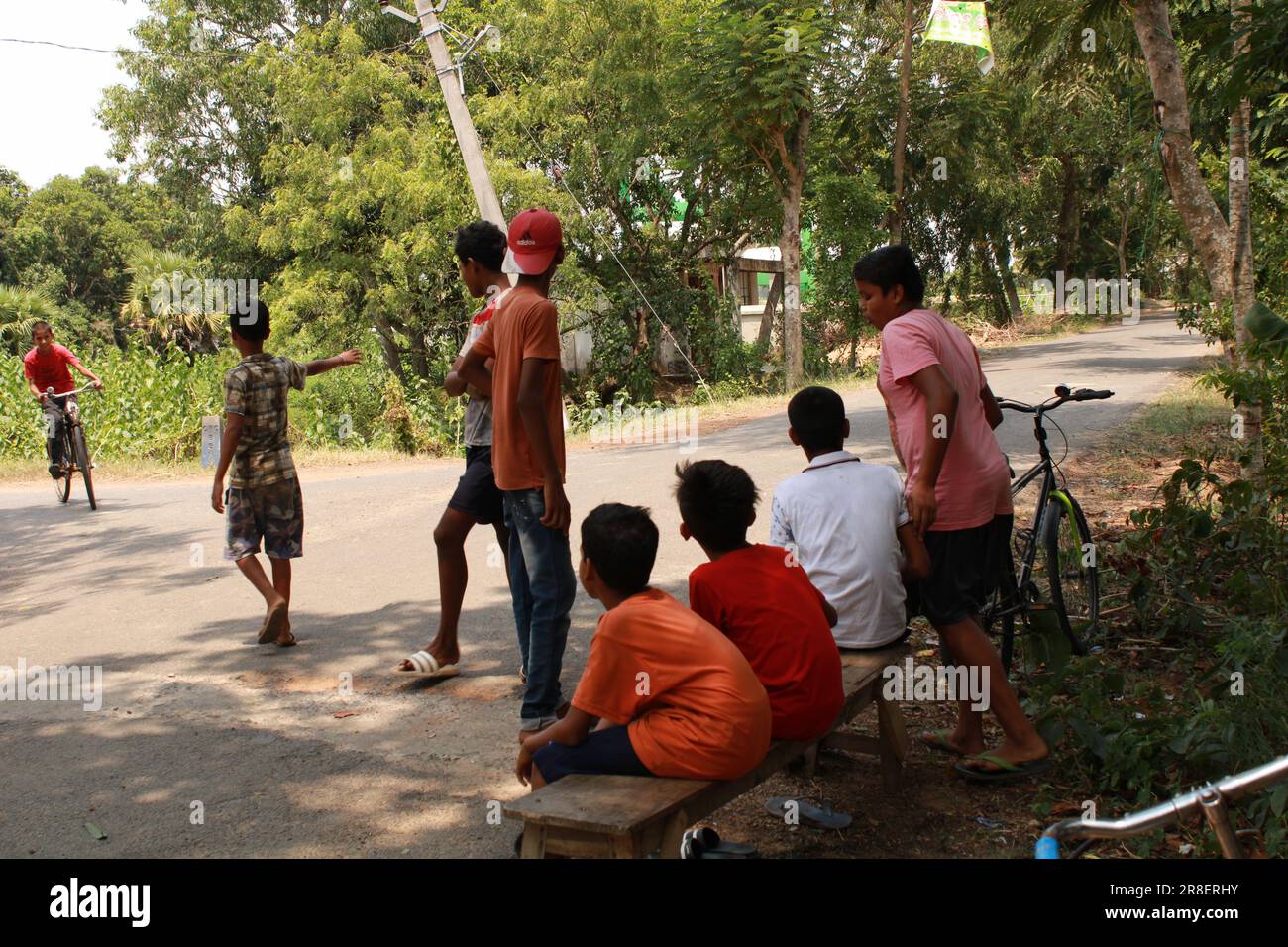 Bhadrak, Odisha , INDIA - JUNE 20 2023 : Symbolic Rath Yatra, Childrens ...