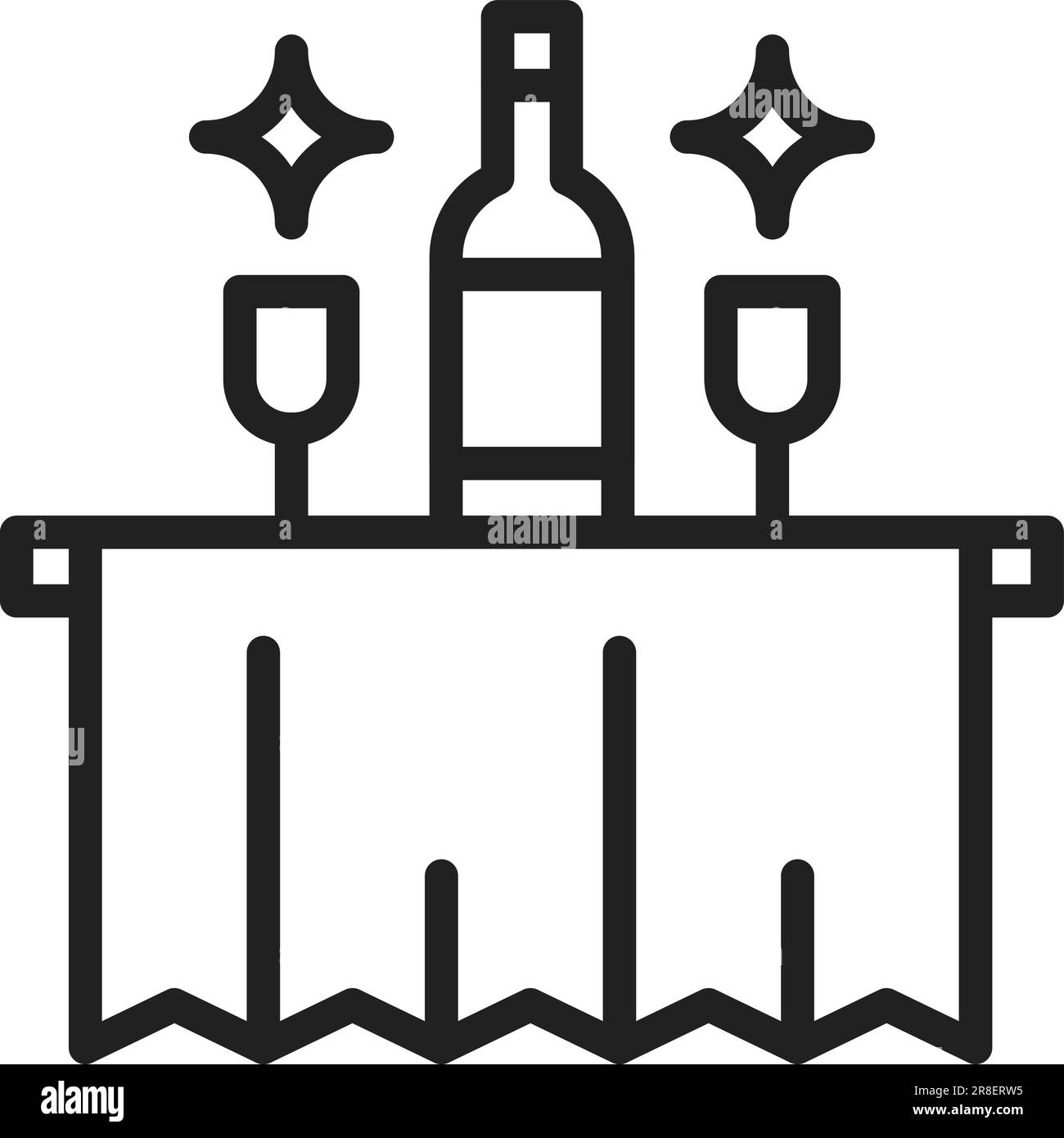 Room Service Trolley Icon Image Stock Vector Image & Art - Alamy