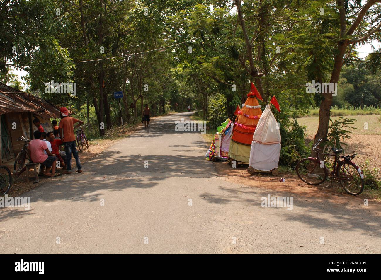 Bhadrak, Odisha , INDIA - JUNE 20 2023 : Symbolic Rath Yatra, Childrens ...