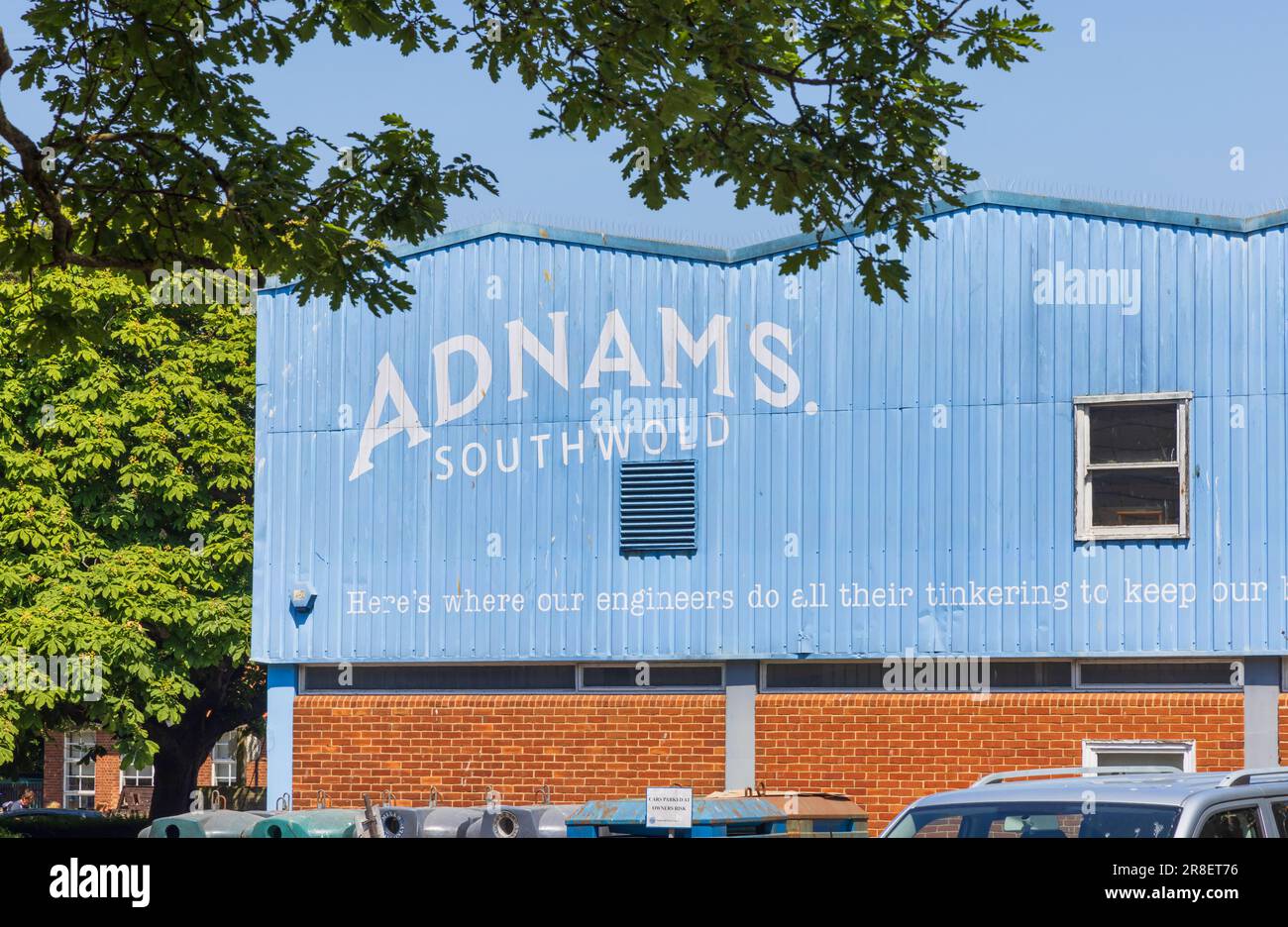 Exterior of one of Adnams Brewery buildings. Southwold, Suffolk. UK ...