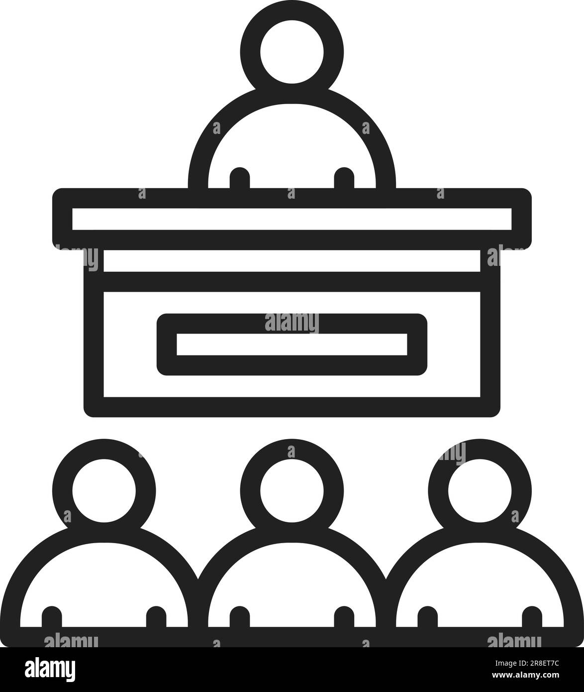 Seminar Icon Image Stock Vector Image & Art - Alamy