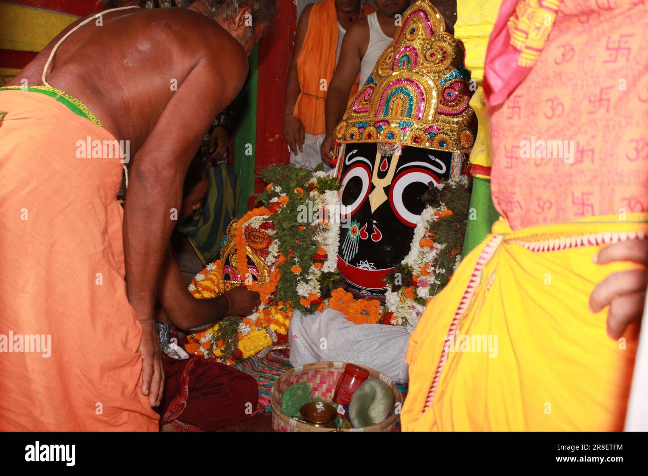 Bhadrak, Odisha , INDIA - JUNE 20 2023 : Divine looking idol of Hindu ...