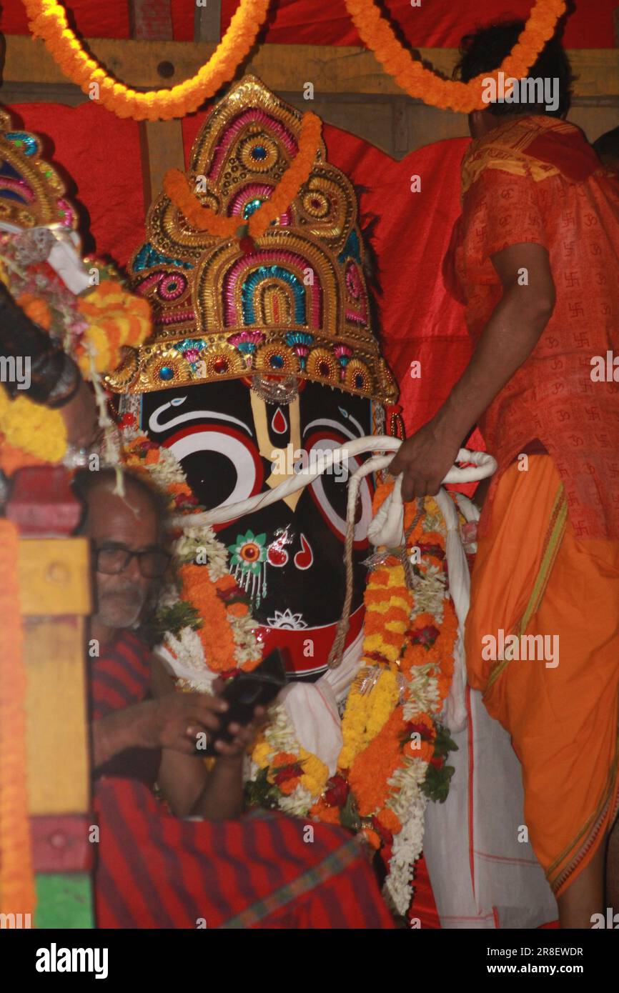 Bhadrak, Odisha , INDIA - JUNE 20 2023 : Divine looking idol of Hindu ...