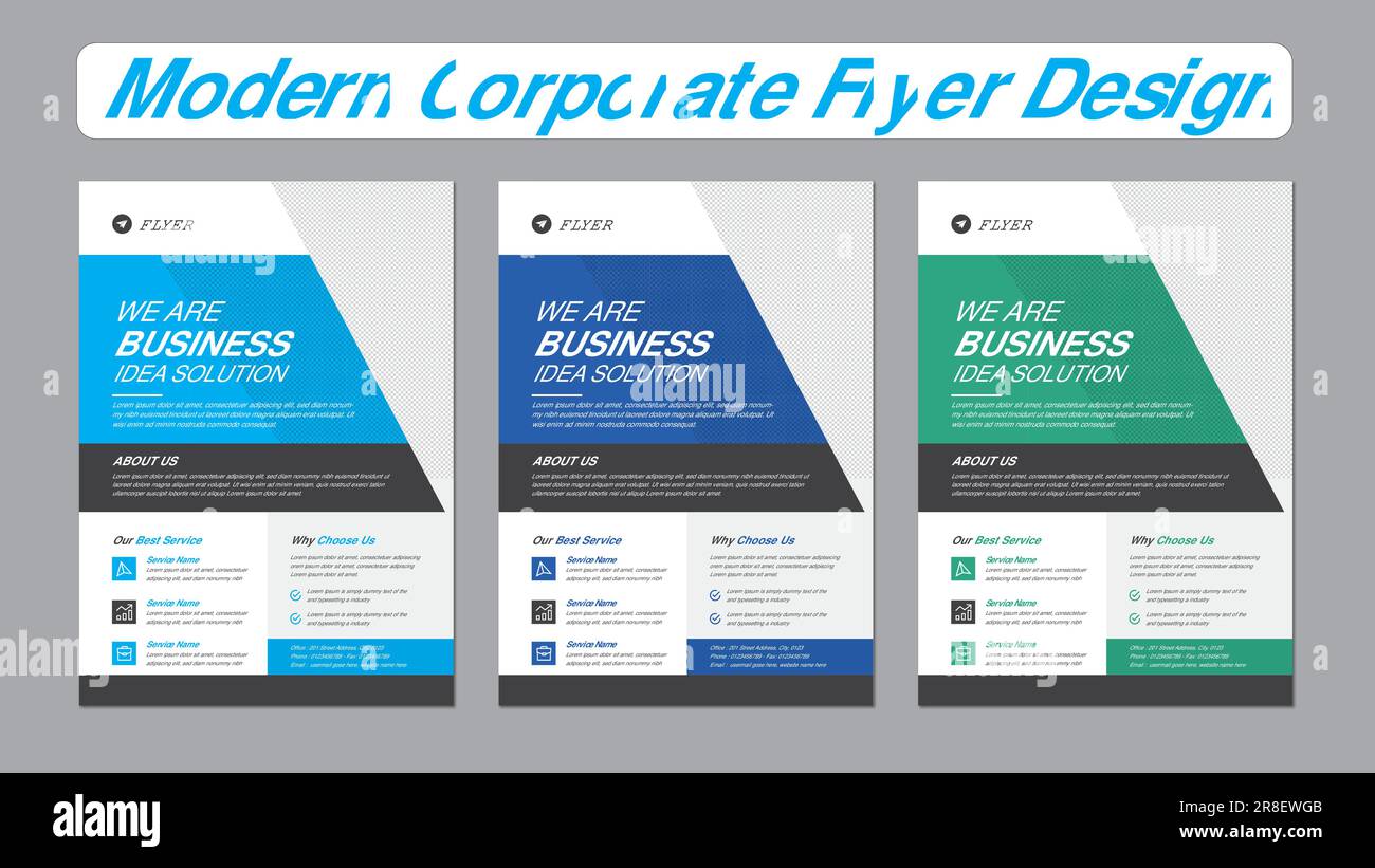 Flyer Layout, Creative Corporate Business Flyer Layout template in ...