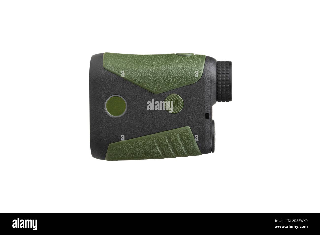 A small modern optical rangefinder. An electronic device for measuring ...