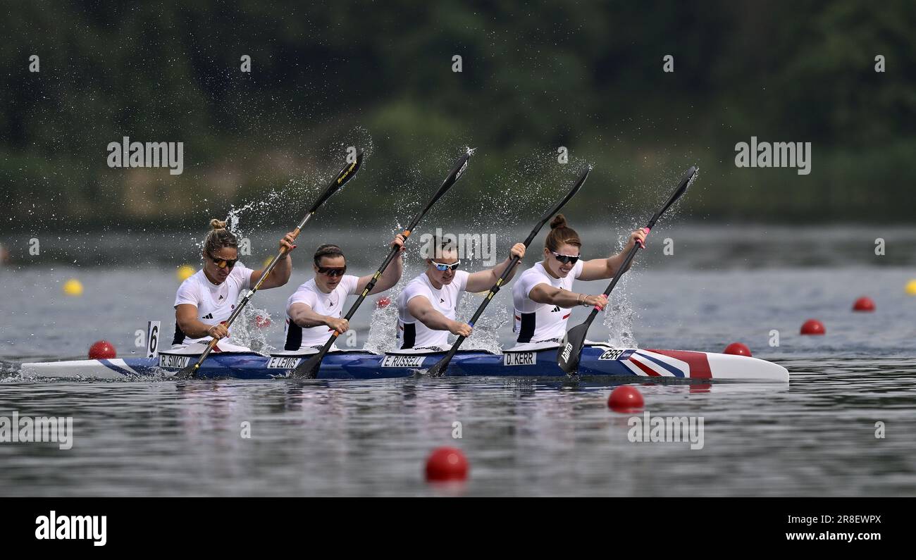Krakow, Poland. 21st June, 2023. Canoe Sprint. 2023 European Games ...