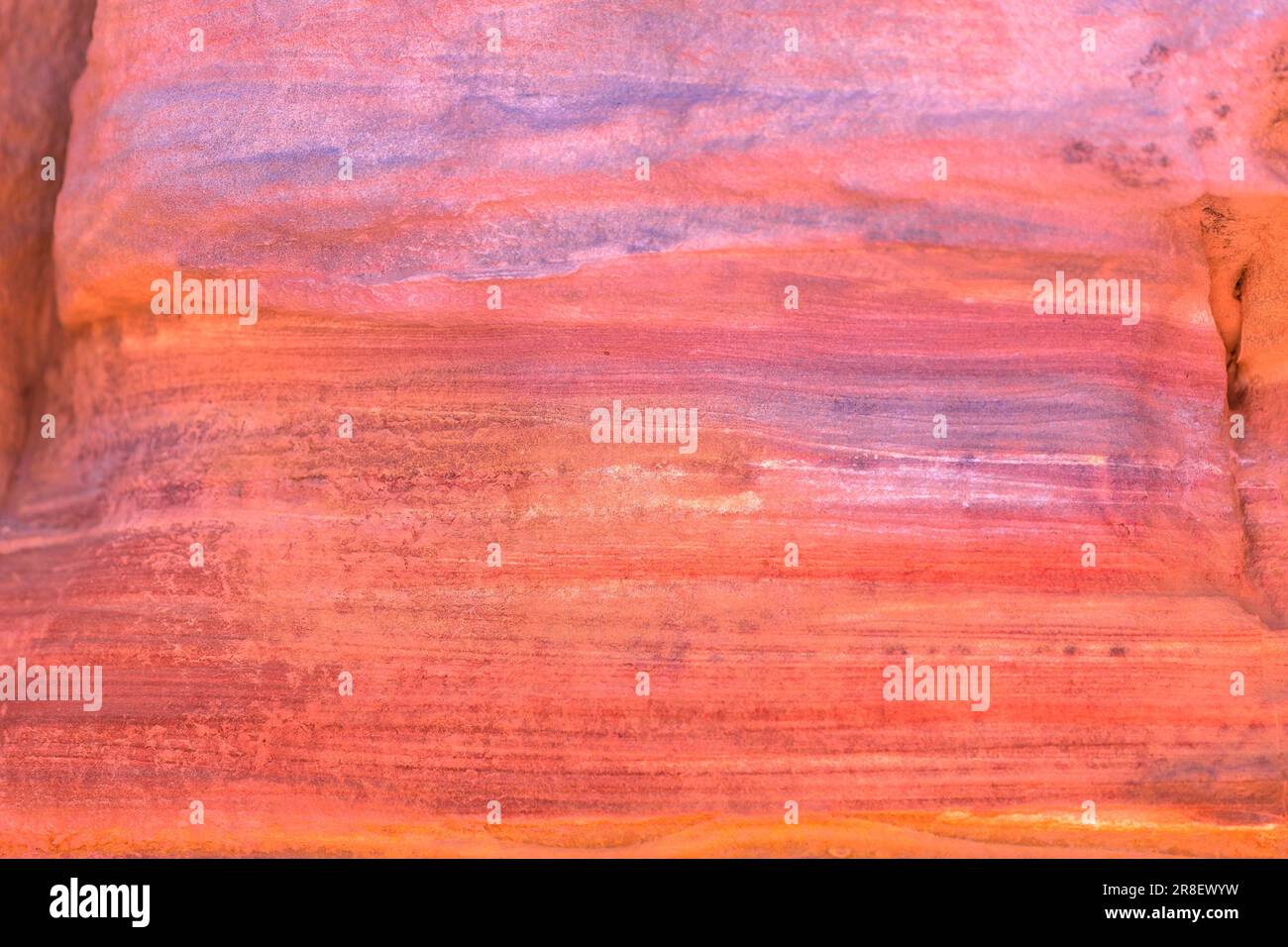 Multi-colored sandstone rock and mineral layers in ancient tombs of ...