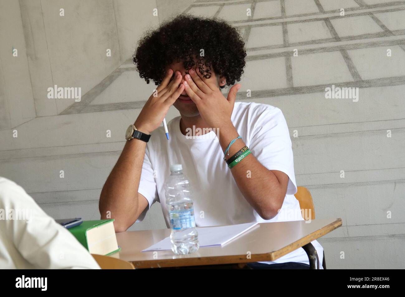 Italy, Arezzo, June 21, 2023: Italy high school maturity exams 2022 ...