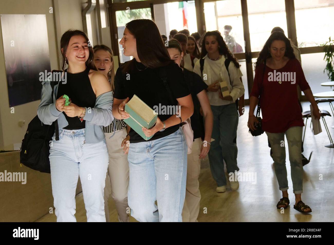 Italy, Arezzo, June 21, 2023: Italy high school maturity exams 2022 ...
