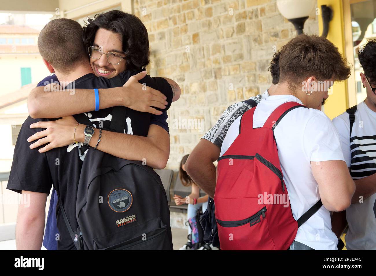 Italy, Arezzo, June 21, 2023: Italy high school maturity exams 2022 ...
