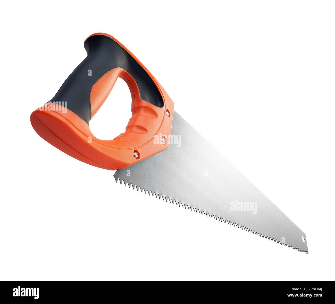 Hand saw isolated on white background Stock Photo - Alamy