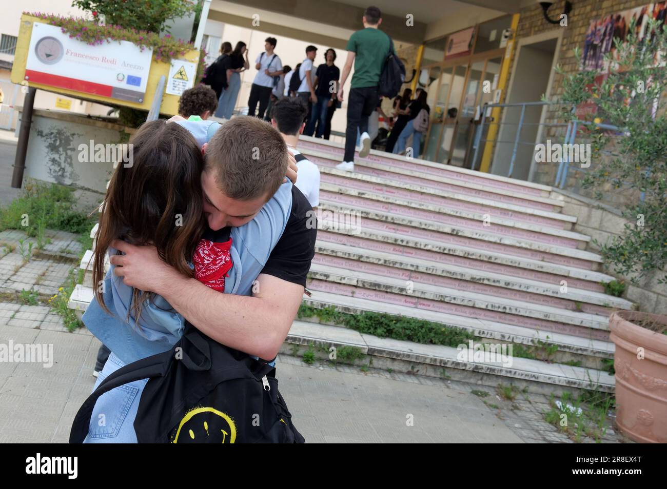 Italy, Arezzo, June 21, 2023: Italy high school maturity exams 2022 ...