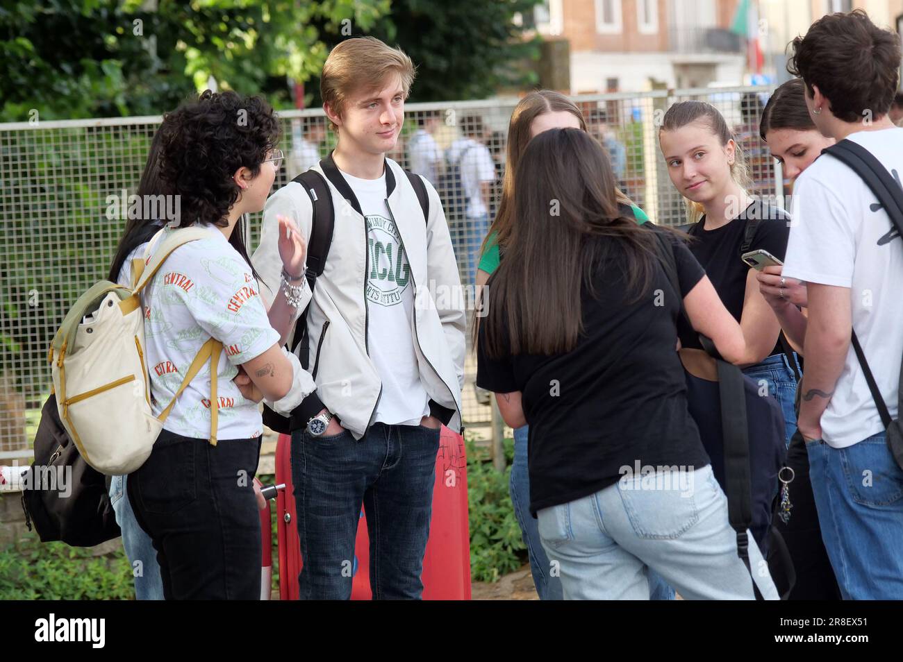 Italy, Arezzo, June 21, 2023: Italy high school maturity exams 2022 ...