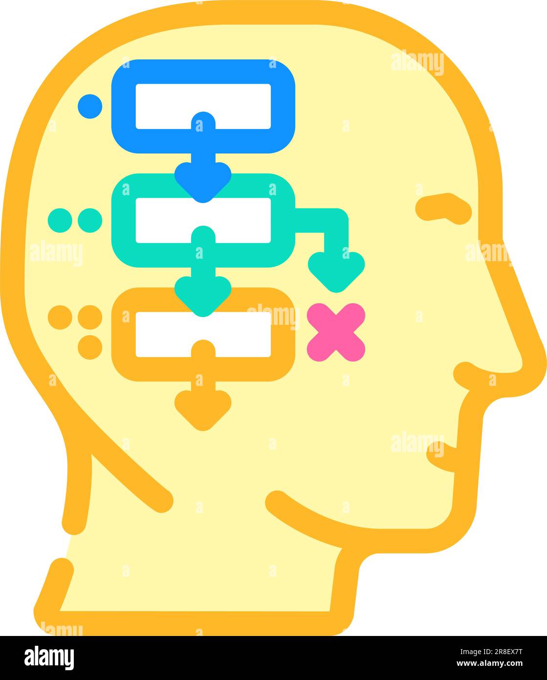 logic math science education color icon vector illustration Stock ...