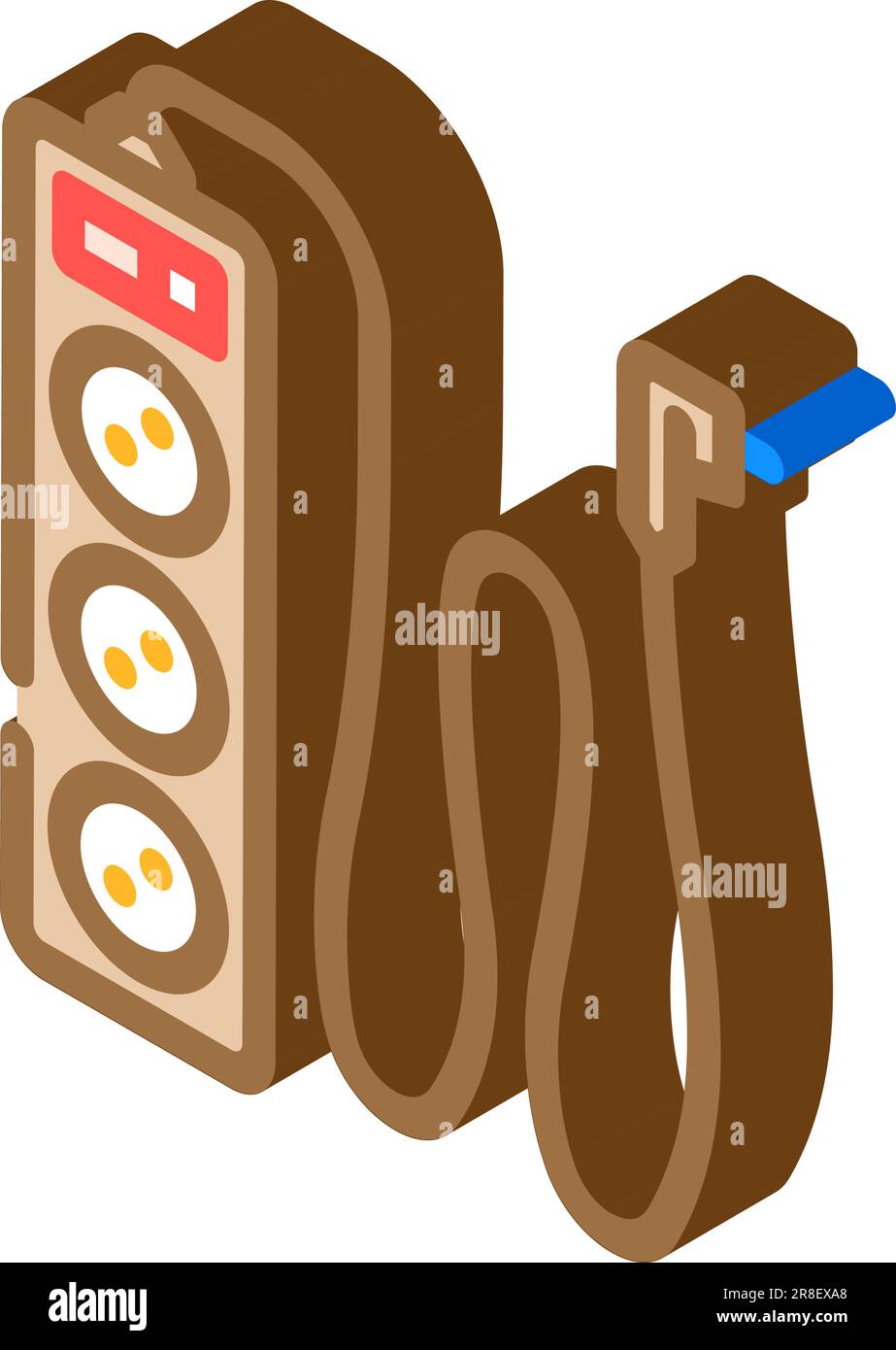surge protector electrical engineer isometric icon vector illustration ...