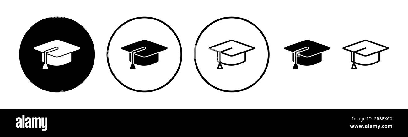 Education icon vector. graduation cap icon vector Stock Vector Image ...