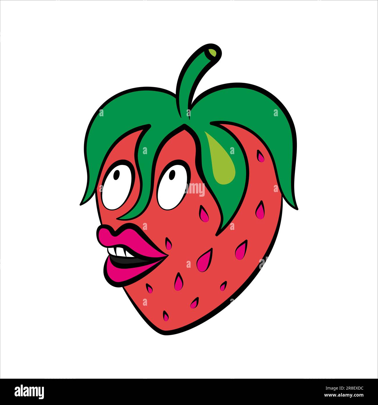 Big Lips Cartoon Character