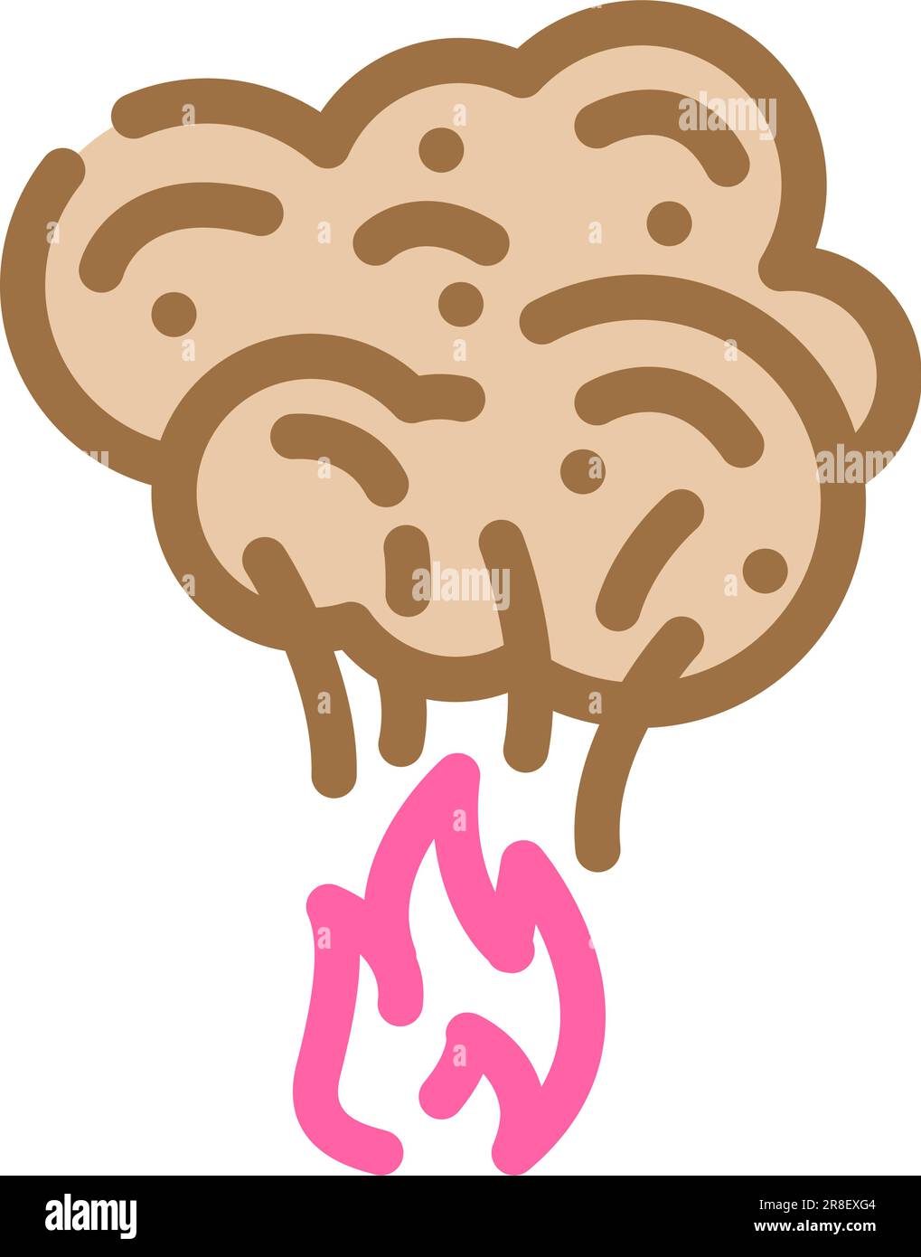 smoke smell color icon vector illustration Stock Vector Image & Art - Alamy