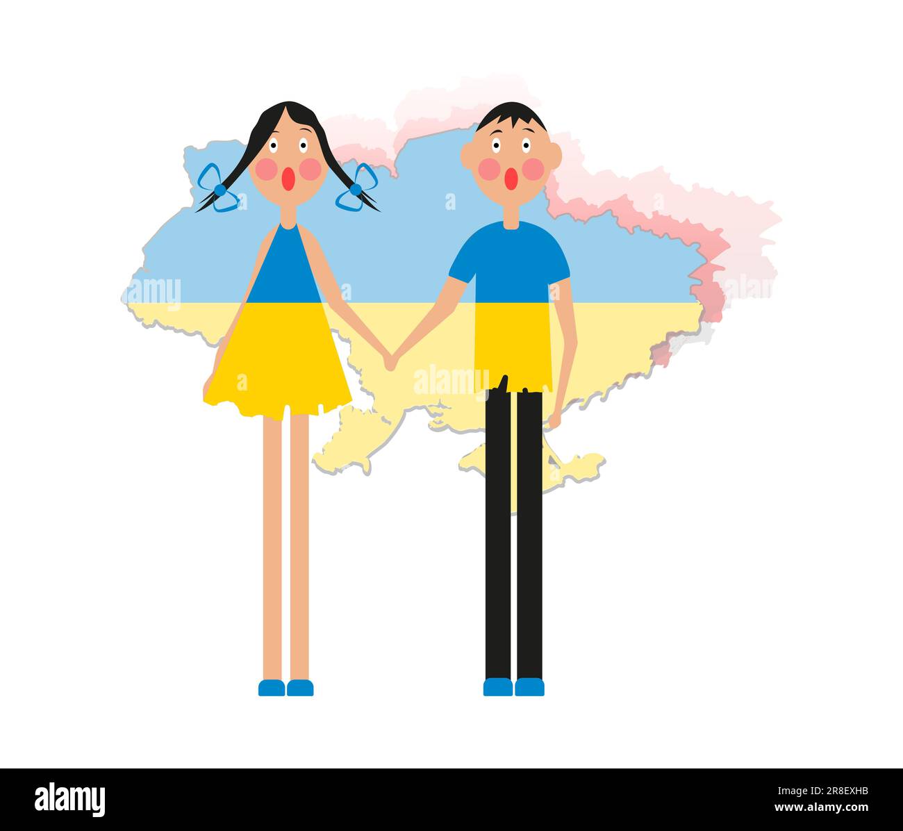 Pray ukraine ukraine map Stock Vector Images - Alamy