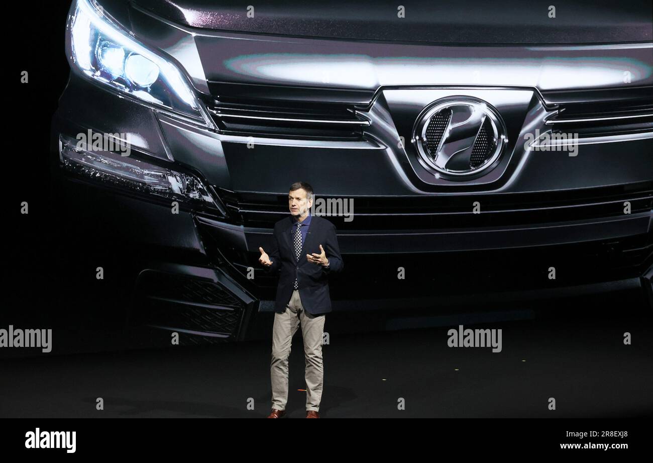 Tokyo, Japan. 21st June, 2023. Toyota Motor chief branding officer ...