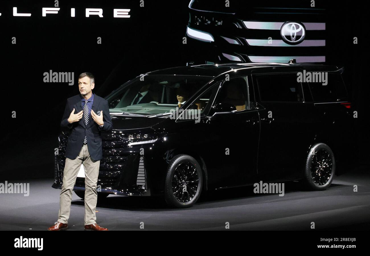 Tokyo, Japan. 21st June, 2023. Toyota Motor chief branding officer ...