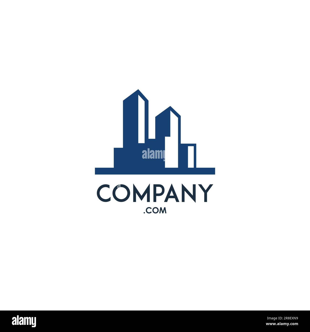 Building Logo Symbol Vector Simple Stock Vector Image & Art - Alamy