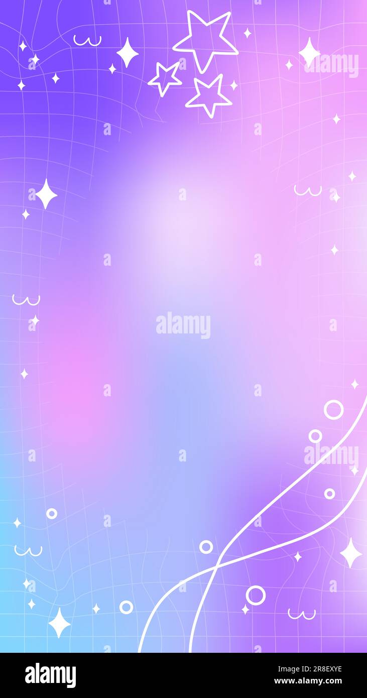 Cosmic galaxy purple blurry mesh gradient abstract storis template ...