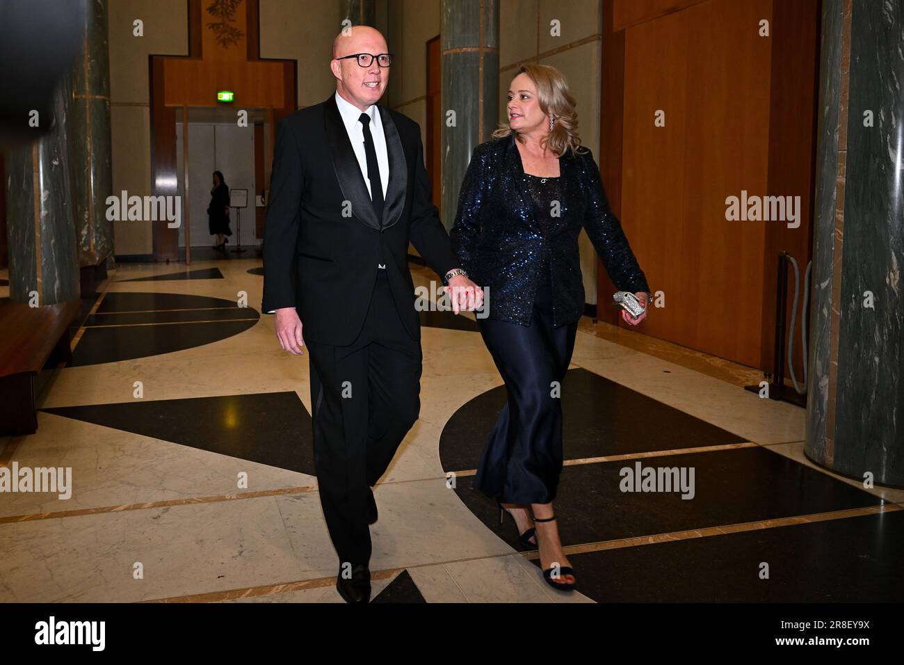 Canberra, Australia. 21st June, 2023. Australian Opposition Leader ...