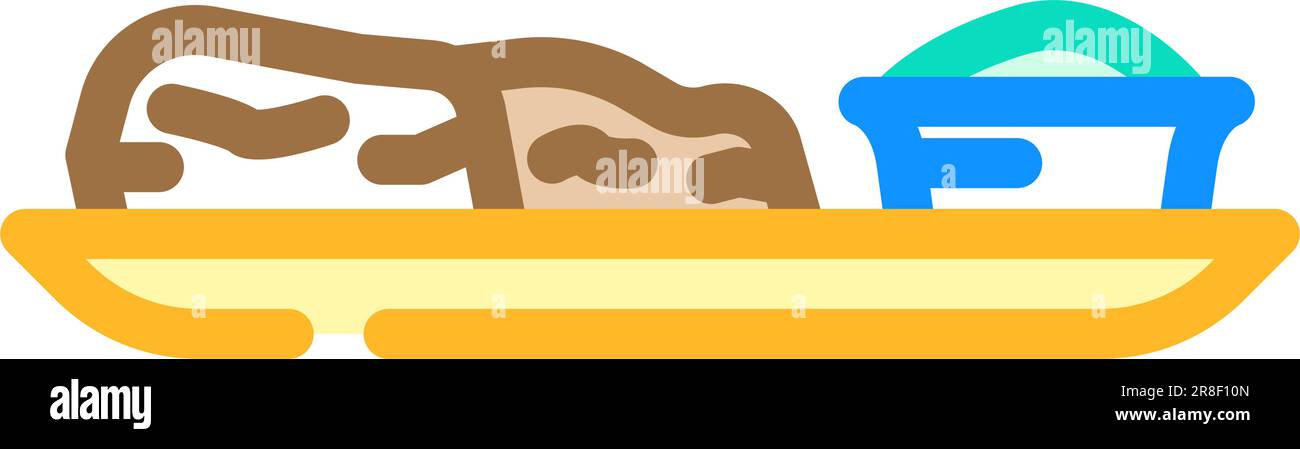 teriyaki chicken japanese food color icon vector illustration Stock ...