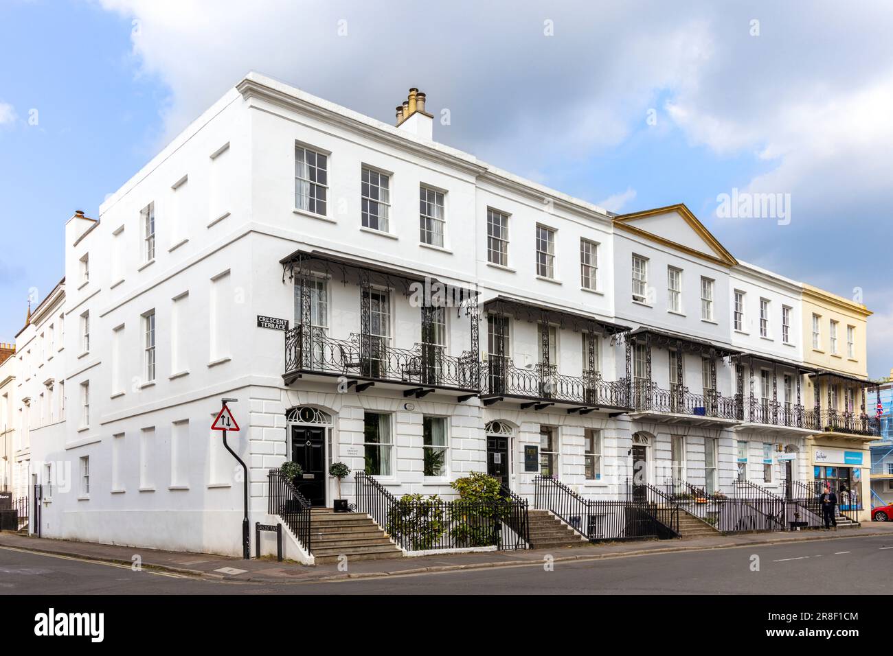 Crescent Terrace in Cheltenham, Gloucestershire Stock Photo - Alamy