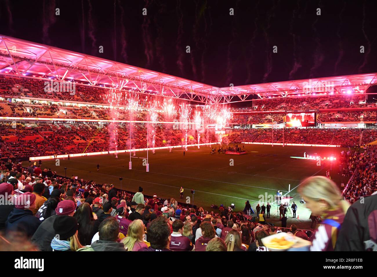 Brisbane, Australia. 21st June, 2023. Suncorp Stadium during State of ...