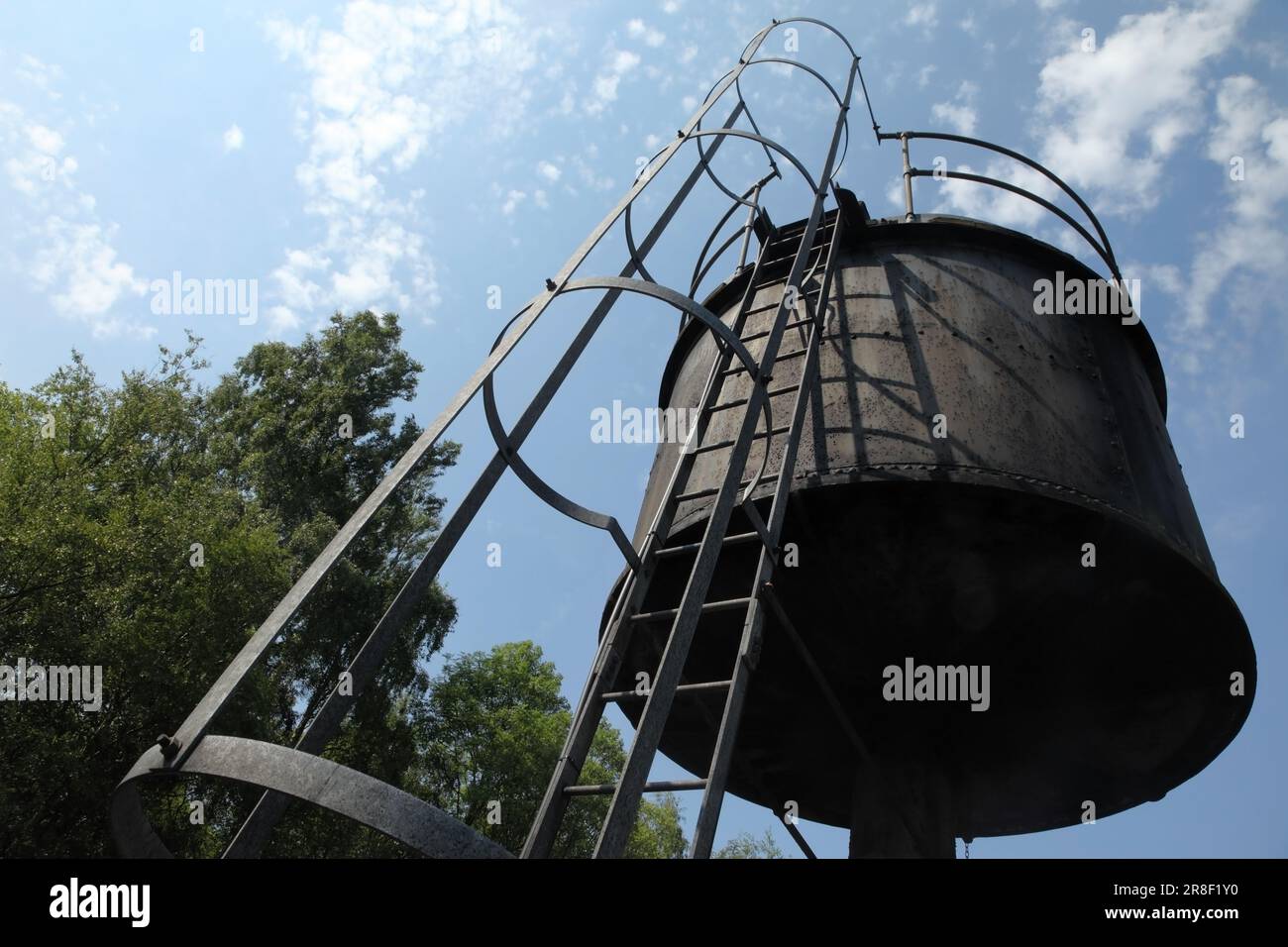Water tower used for replenishing steam locomotives, Grosmont, North ...